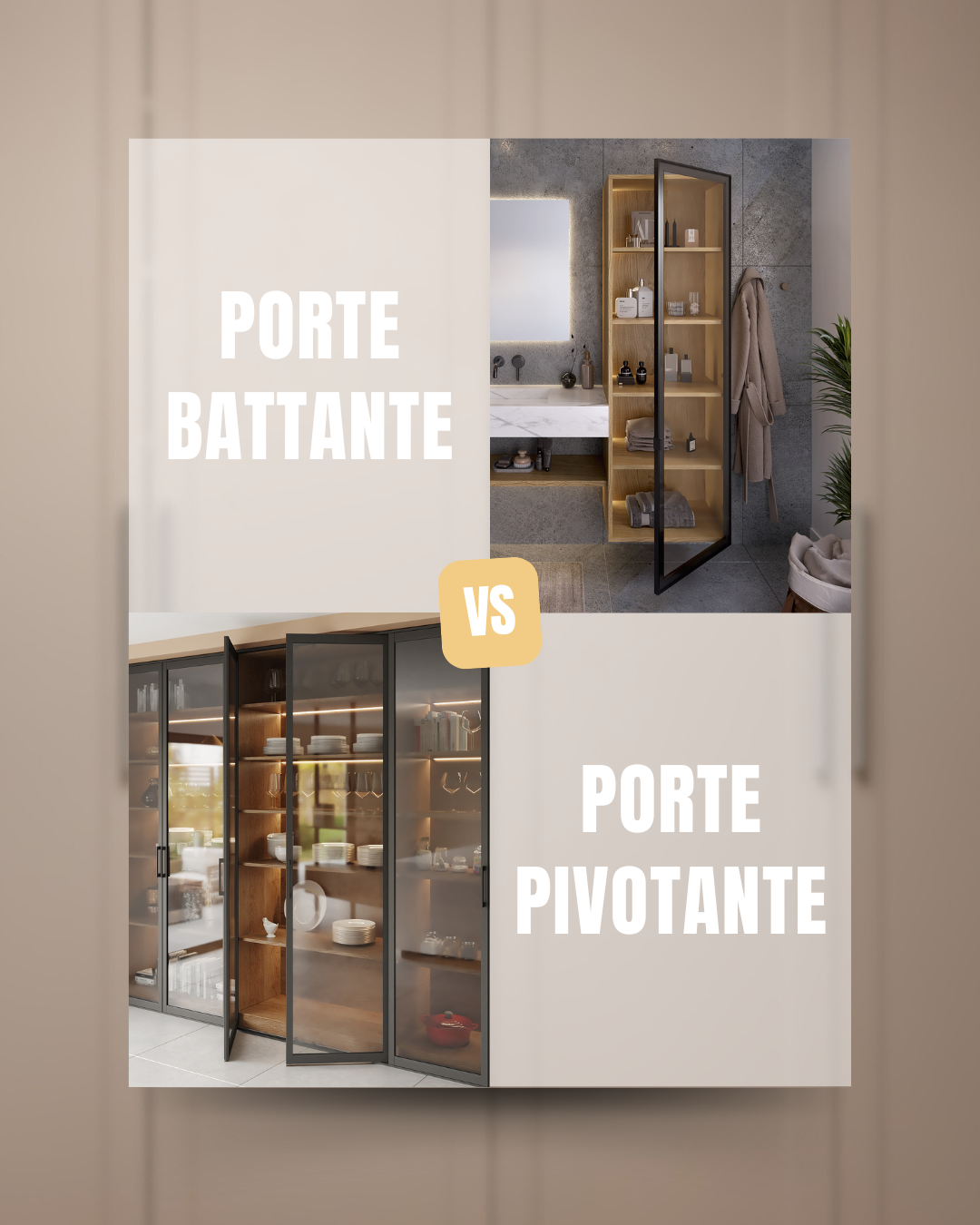 Porte battante vs Porte pivotante : Quelle solution choisir pour votre ...